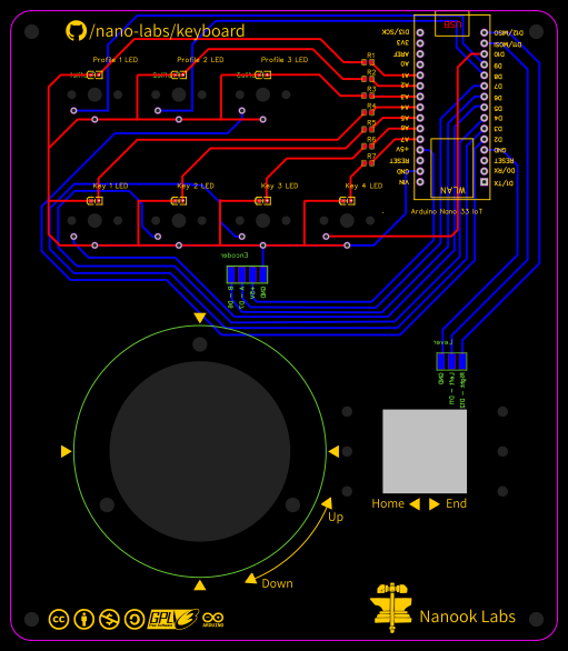 Auxiliary keyboard - OSHWLab