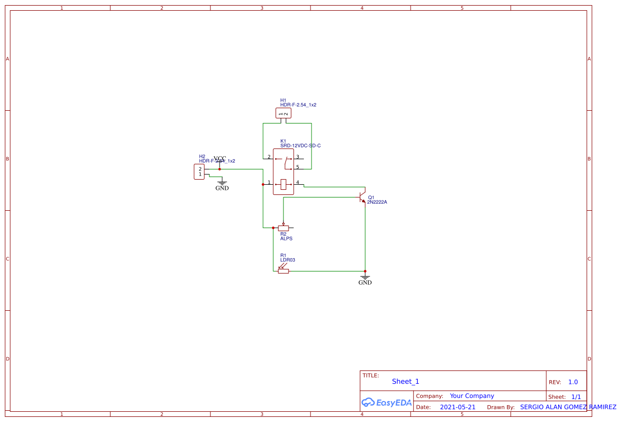 Practica #1 foco - EasyEDA open source hardware lab