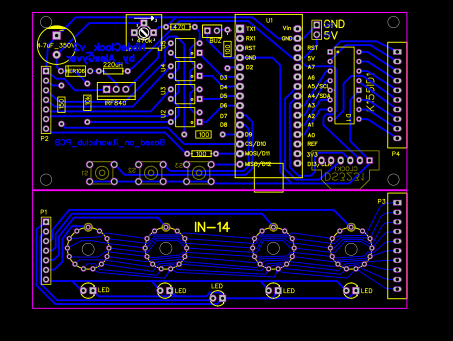 Nixie_v2.1_mini copy - EasyEDA open source hardware lab