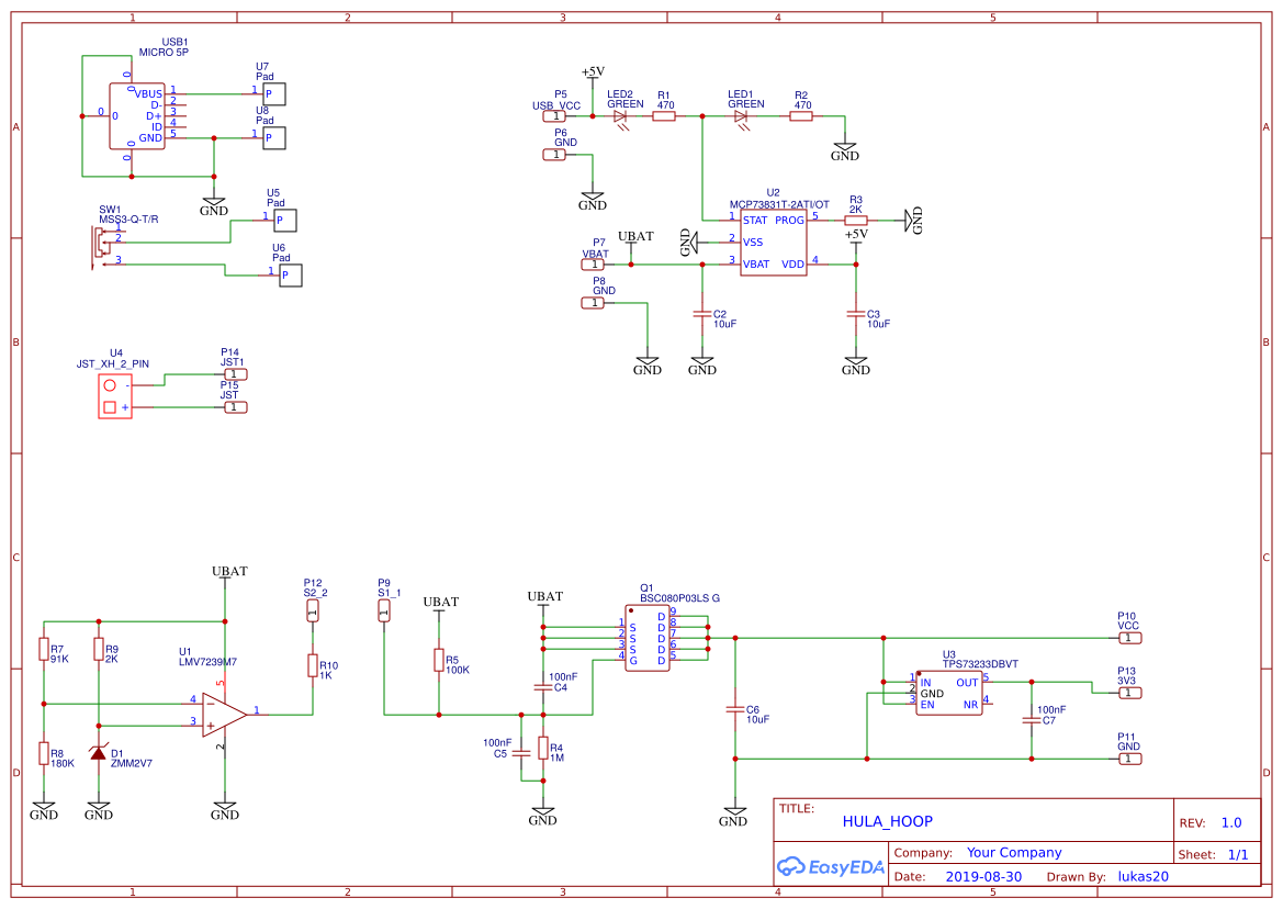 Frequency Counter With Pic16f628a Circuit Easyeda 