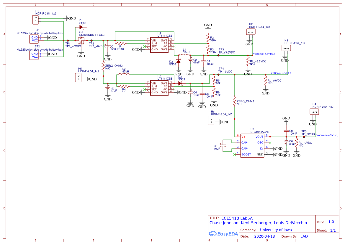 ECE5410_Lab - EasyEDA open source hardware lab