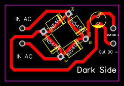 Full Bridge Rectifier - (DarkSise) - EasyEDA open source hardware lab