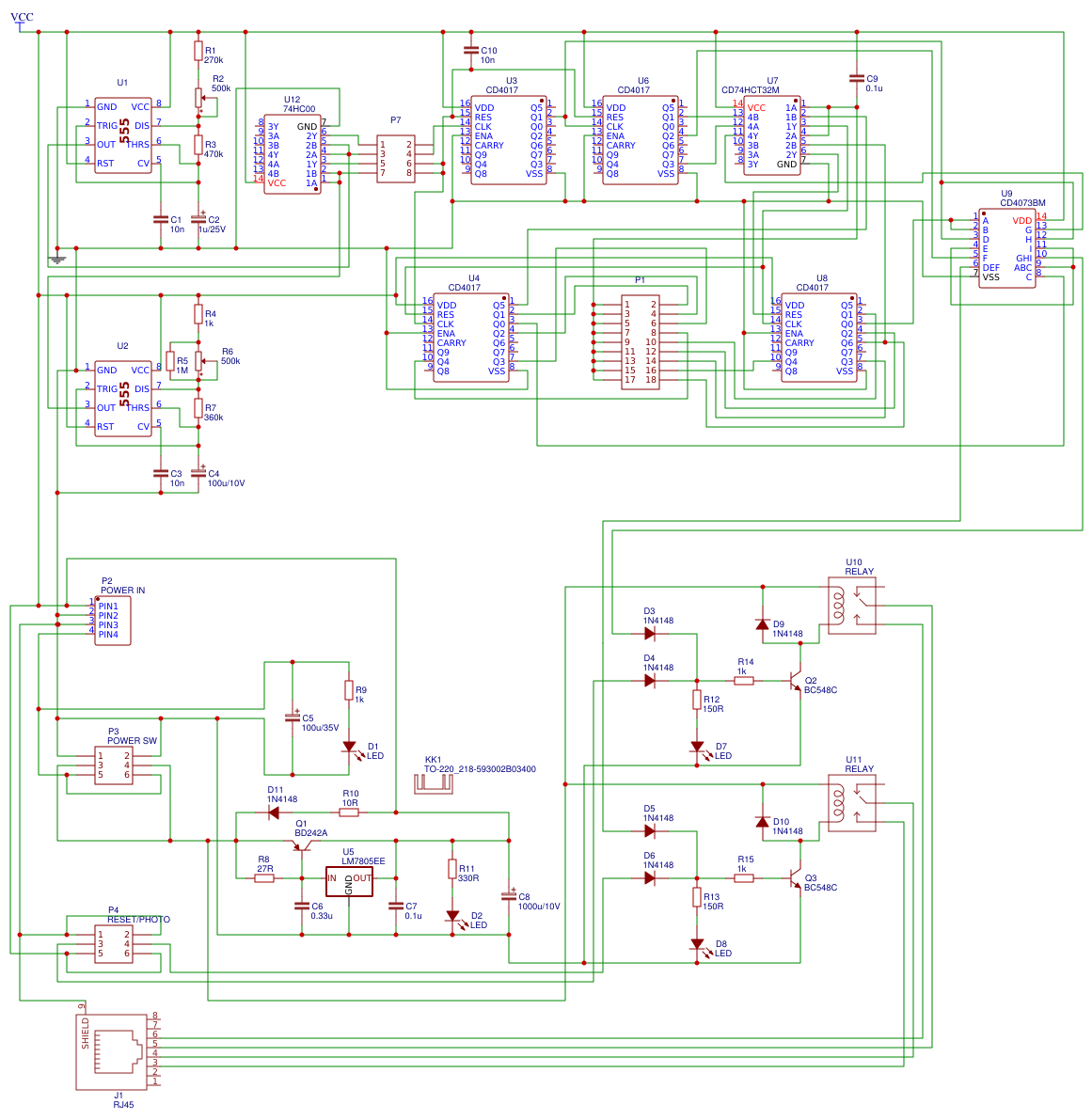 Time lapse camera control circuit copy - EasyEDA open source hardware lab
