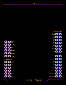 Shield Arduino Lucas - OSHWLab