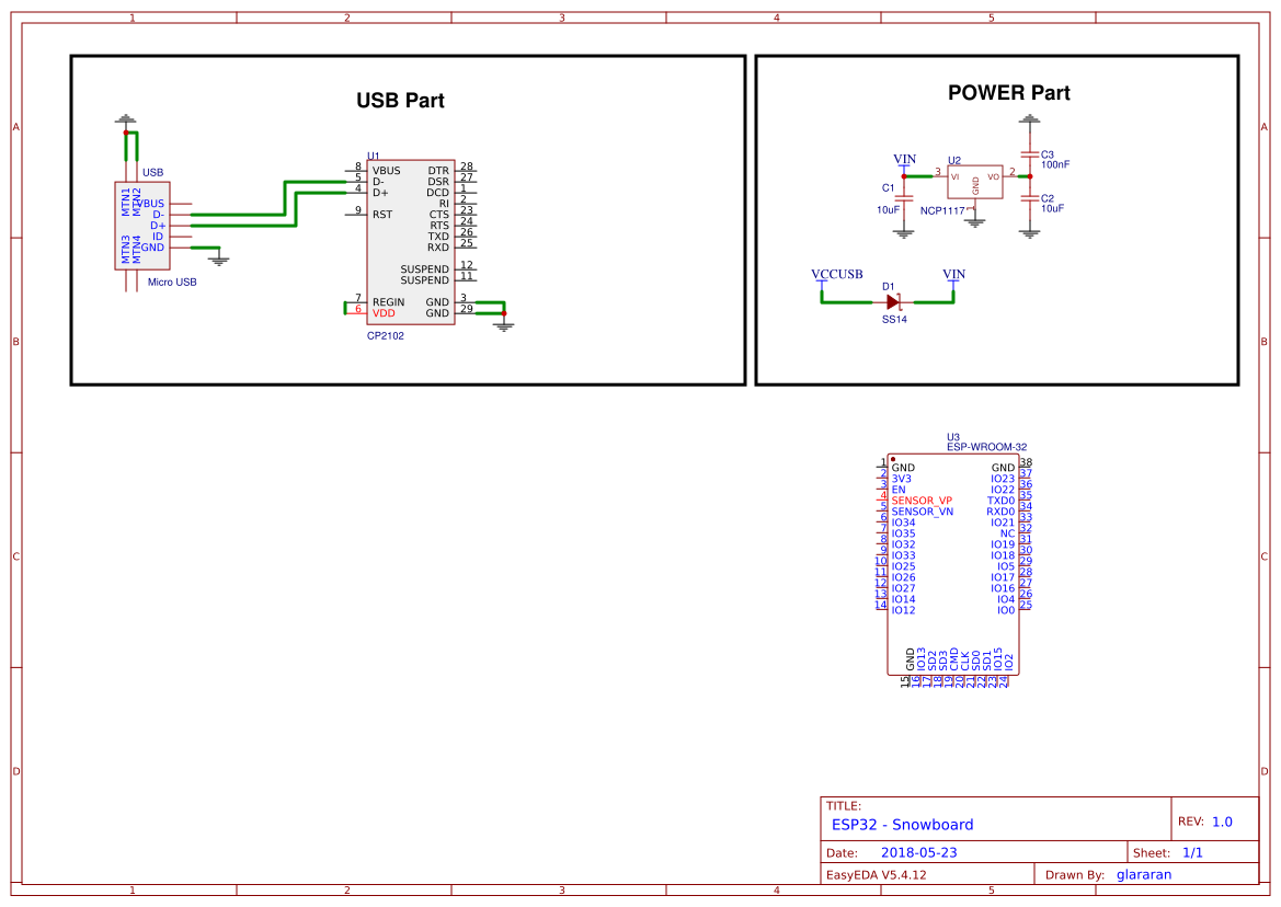 Esp32 Snowboard Platform For Creating And Sharing Projects Oshwlab