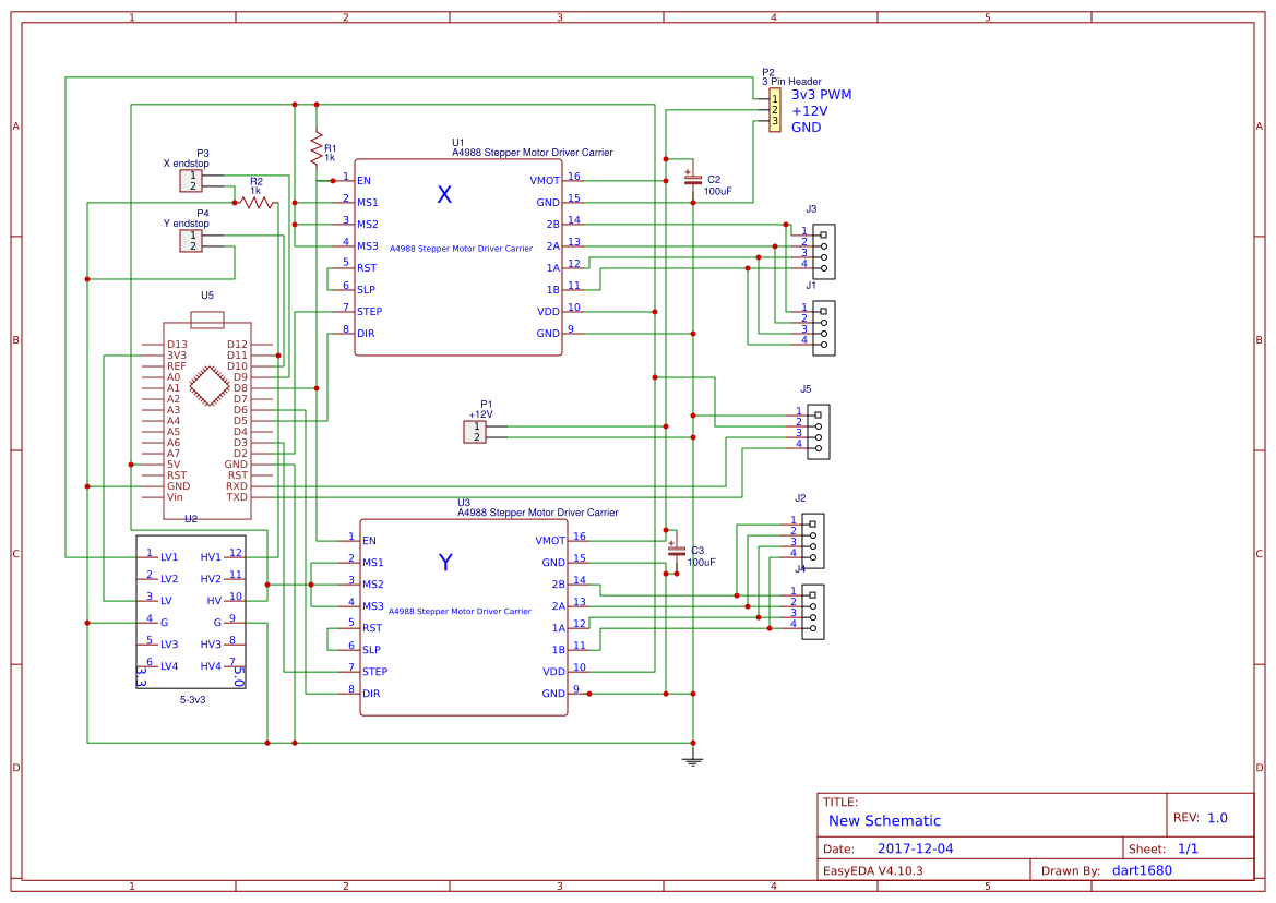 2 stepper driver - EasyEDA open source hardware lab