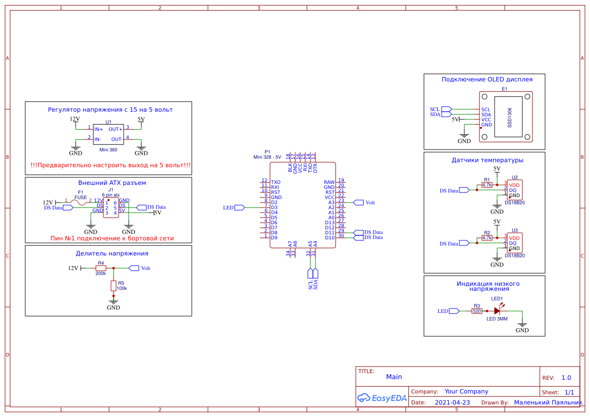 Voltmeter v2.0 - EasyEDA open source hardware lab