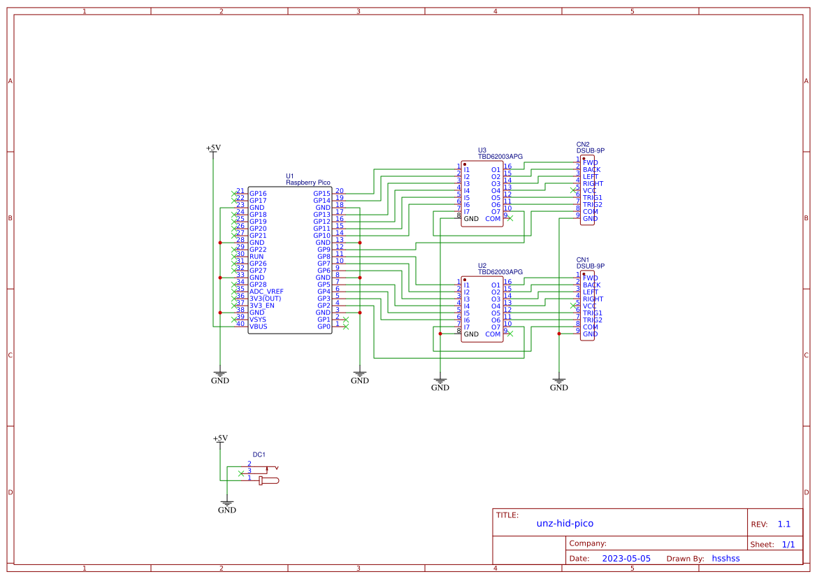 unz-hid-pico - EasyEDA open source hardware lab