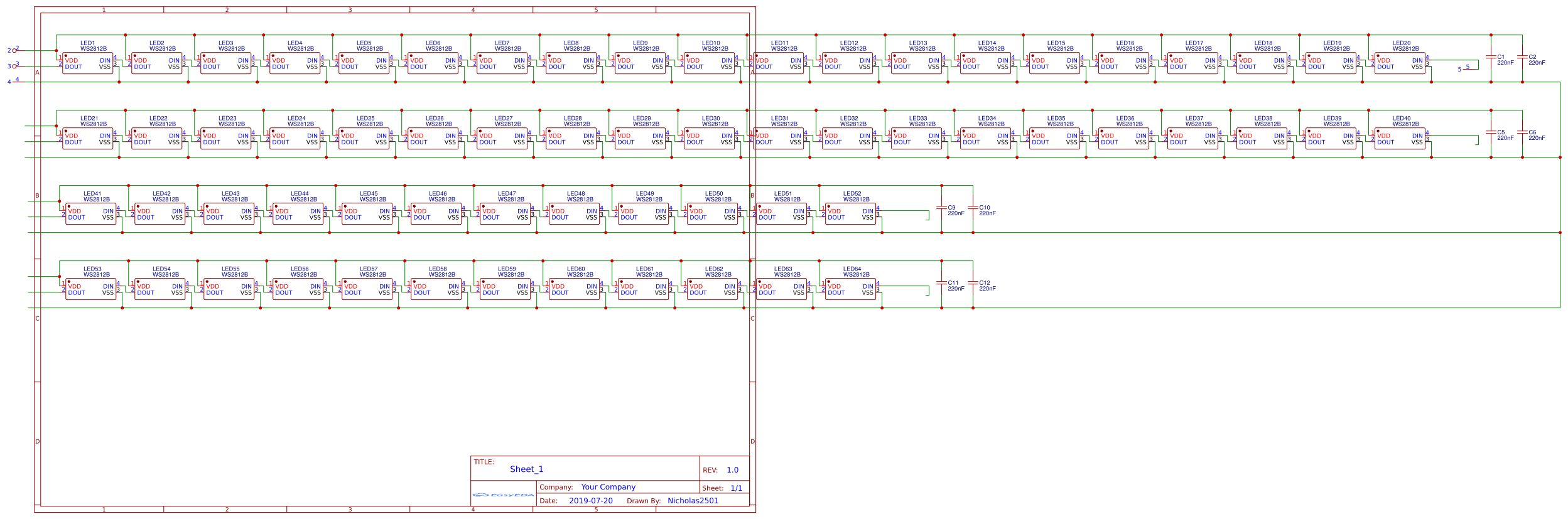 ws2812b indicatirs - EasyEDA open source hardware lab