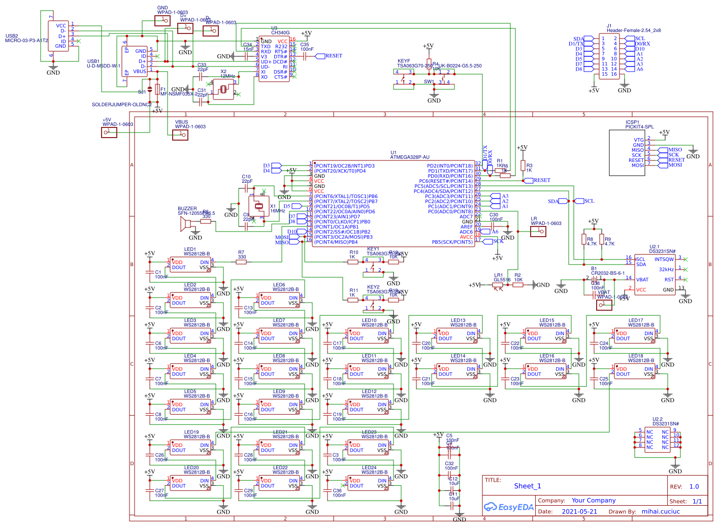MakeTime_v1.1 - EasyEDA open source hardware lab
