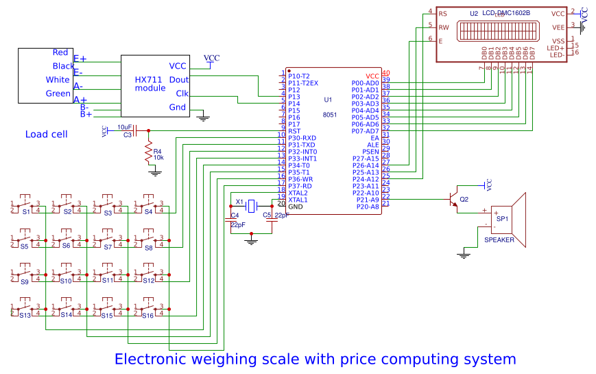 weighing scale with price computing - OSHWLab
