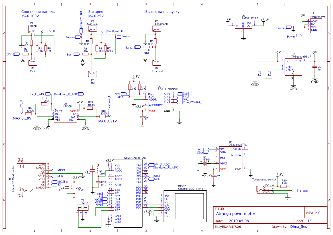 Atmega Powermeter Platform For Creating And Sharing Projects Oshwlab