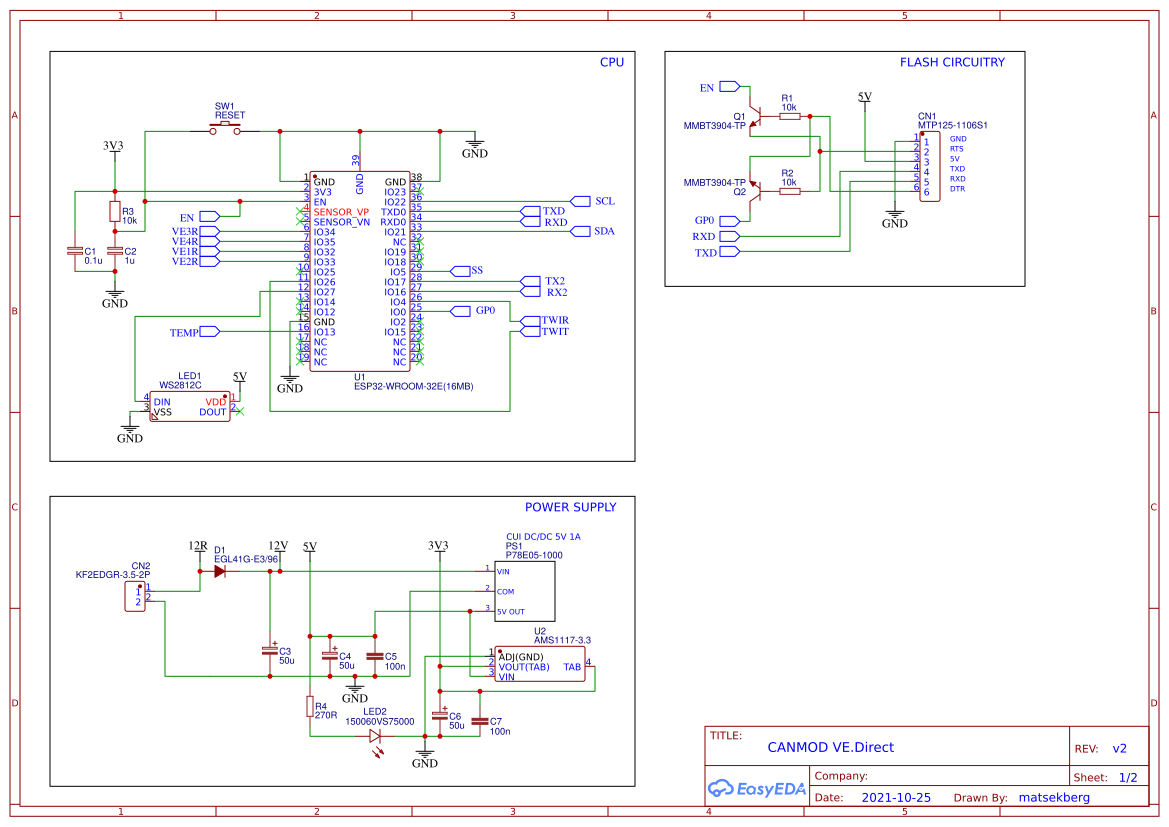 CANMOD VE.direct - EasyEDA open source hardware lab