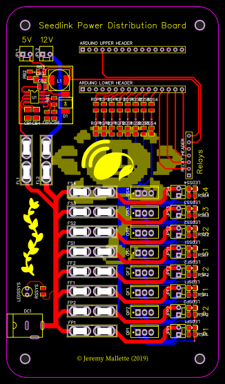 Seedlink Power Distribution - OSHWLab