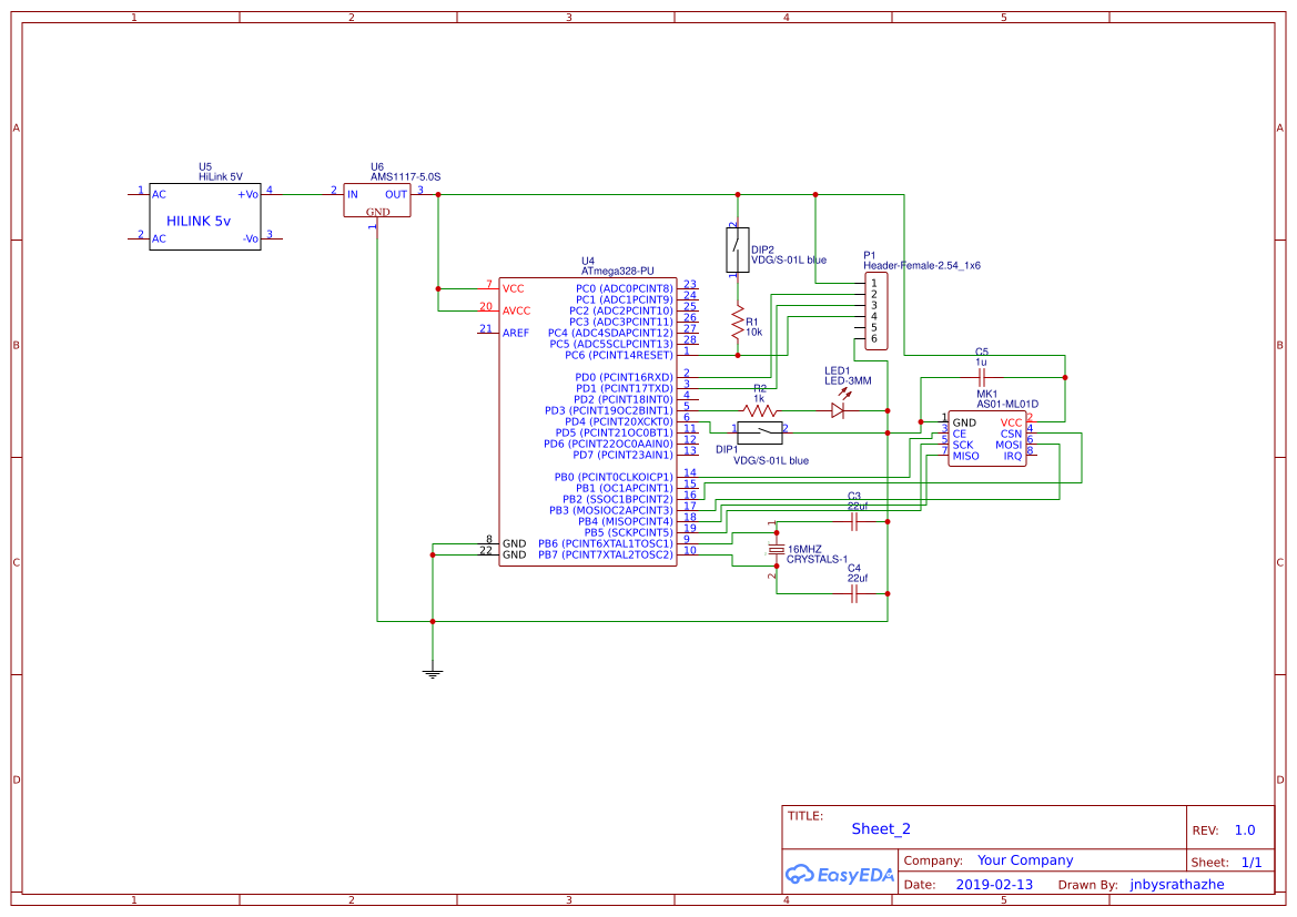 Modular Home Automation (final) - EasyEDA open source hardware lab