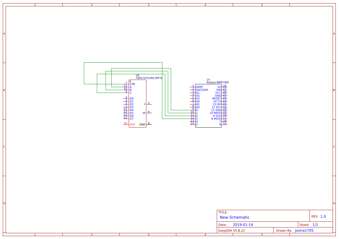 8 to 1 multiplexer JooKle - Platform for creating and sharing projects - OSHWLab