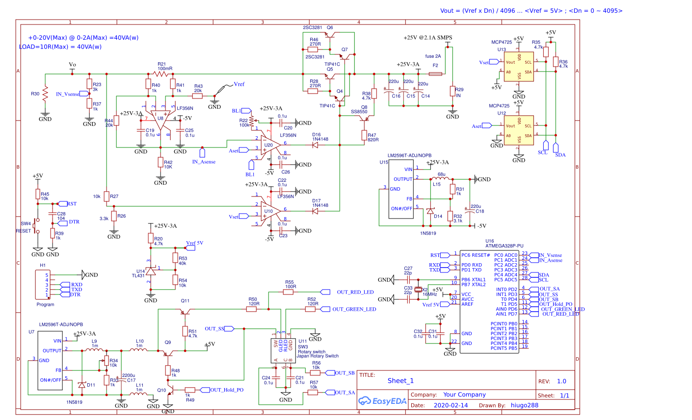 Switch Mode Power Supply (SMPS) - EasyEDA open source hardware lab