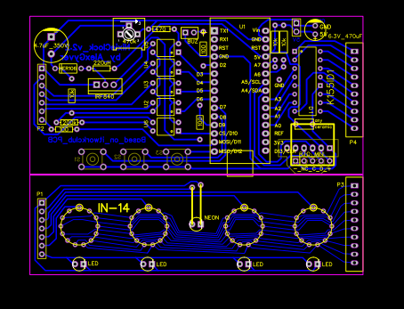 Часы на ГРИ AlexGyver - OSHWLab