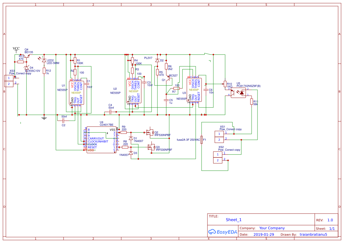 invertor cu 555 - OSHWLab