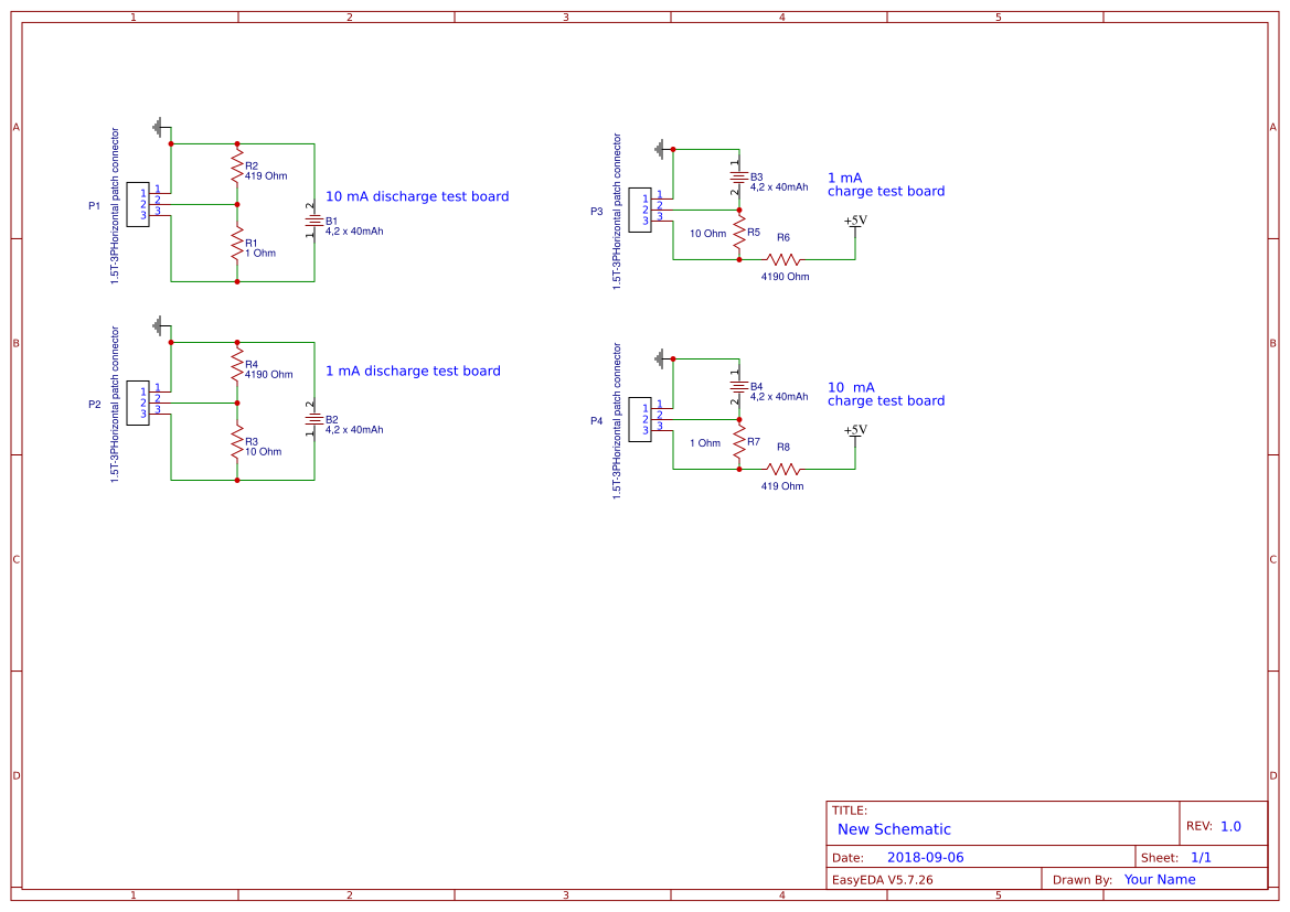 Battery test board - EasyEDA open source hardware lab