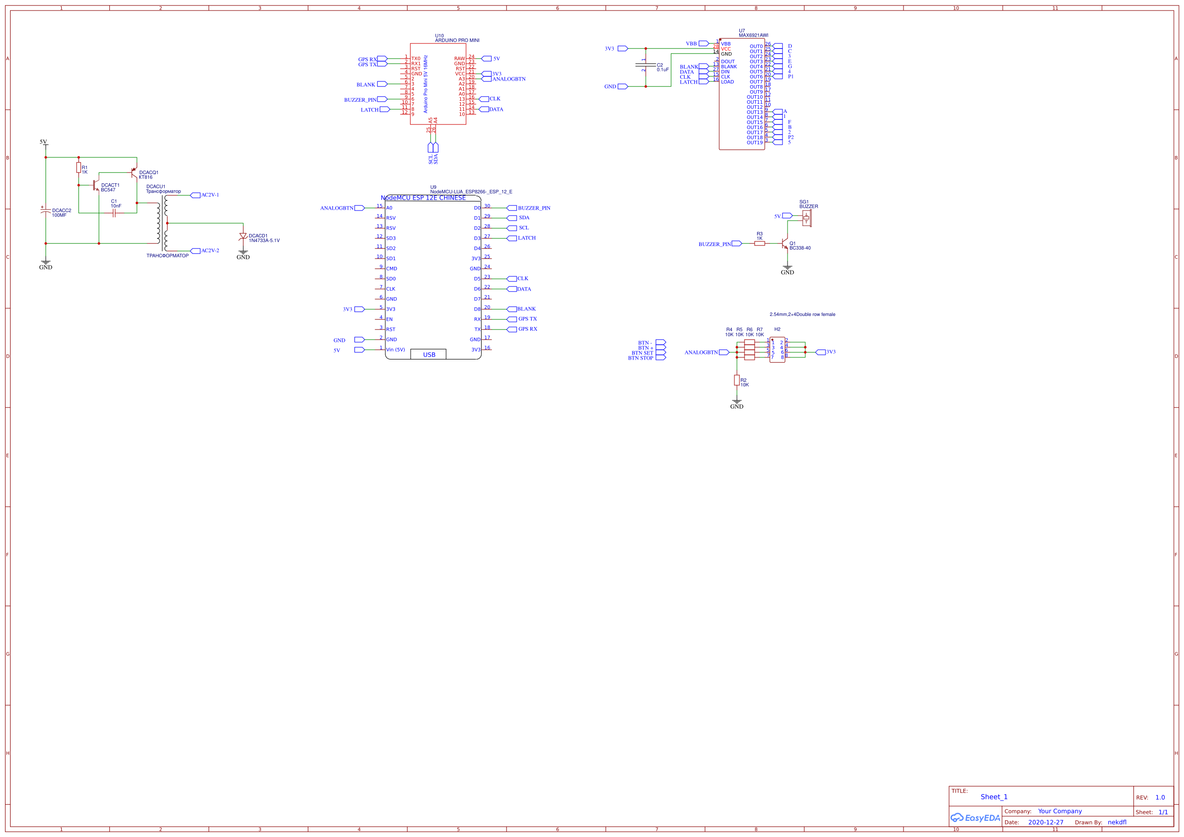 iv-clock - EasyEDA open source hardware lab