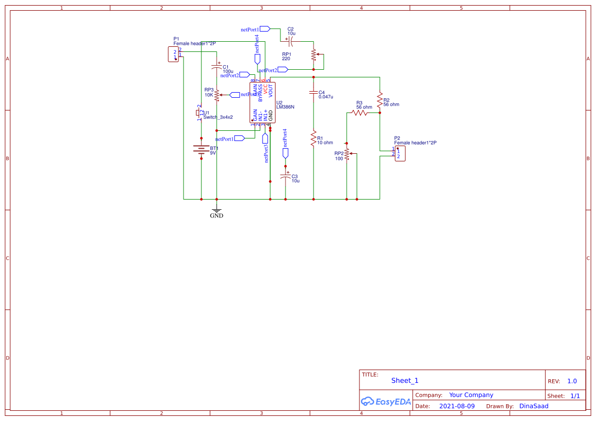 PCB task 2 - OSHWLab
