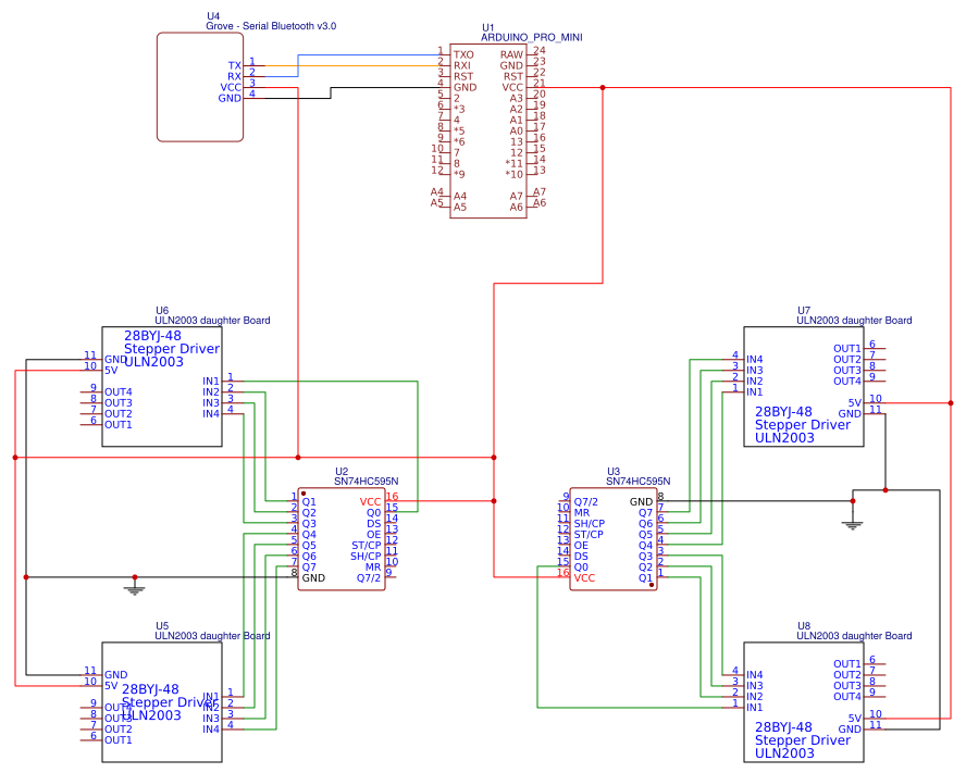 ProMini-Stepper-x4-Bluetooth - OSHWLab