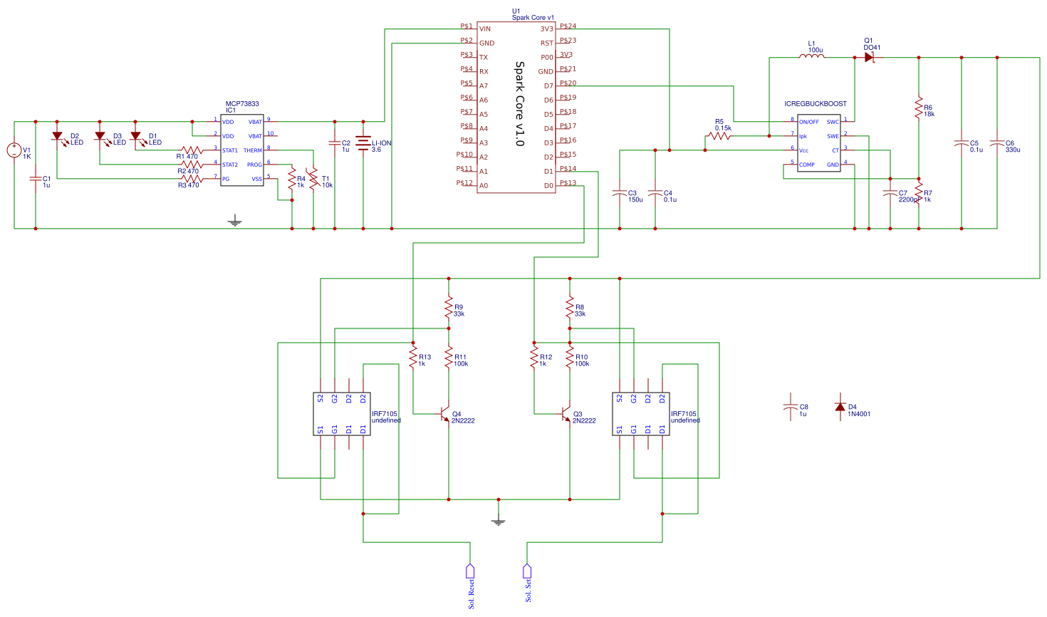Smart Drip Irrigation - EasyEDA open source hardware lab
