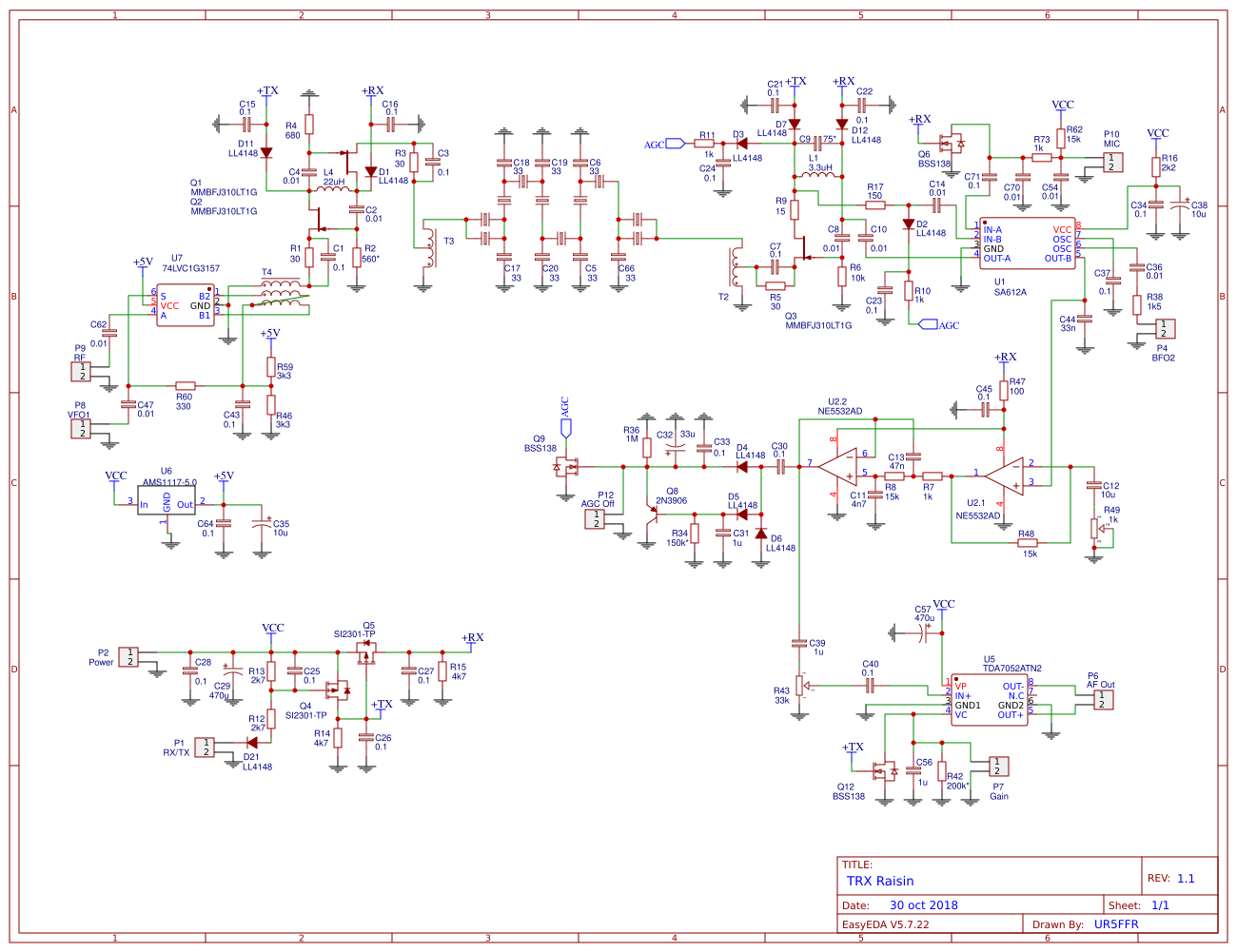 TRX Raisin 1.1 - OSHWLab