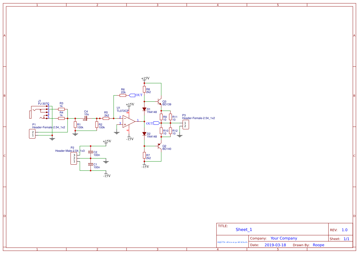 audiovahvistin - Platform for creating and sharing projects - OSHWLab