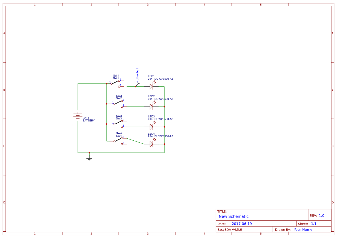 Switches and LEDs - EasyEDA open source hardware lab