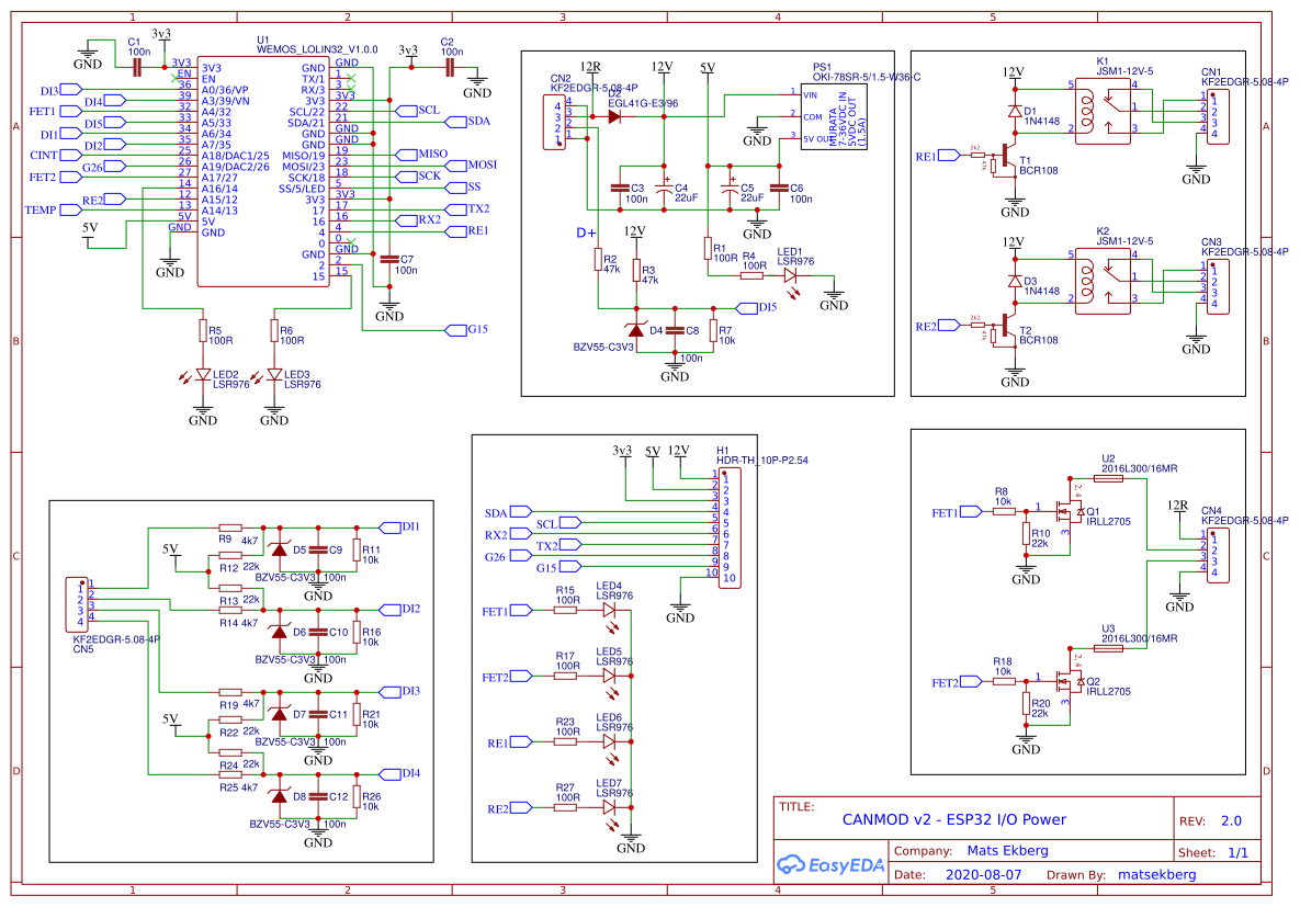 CANMOD - EasyEDA open source hardware lab