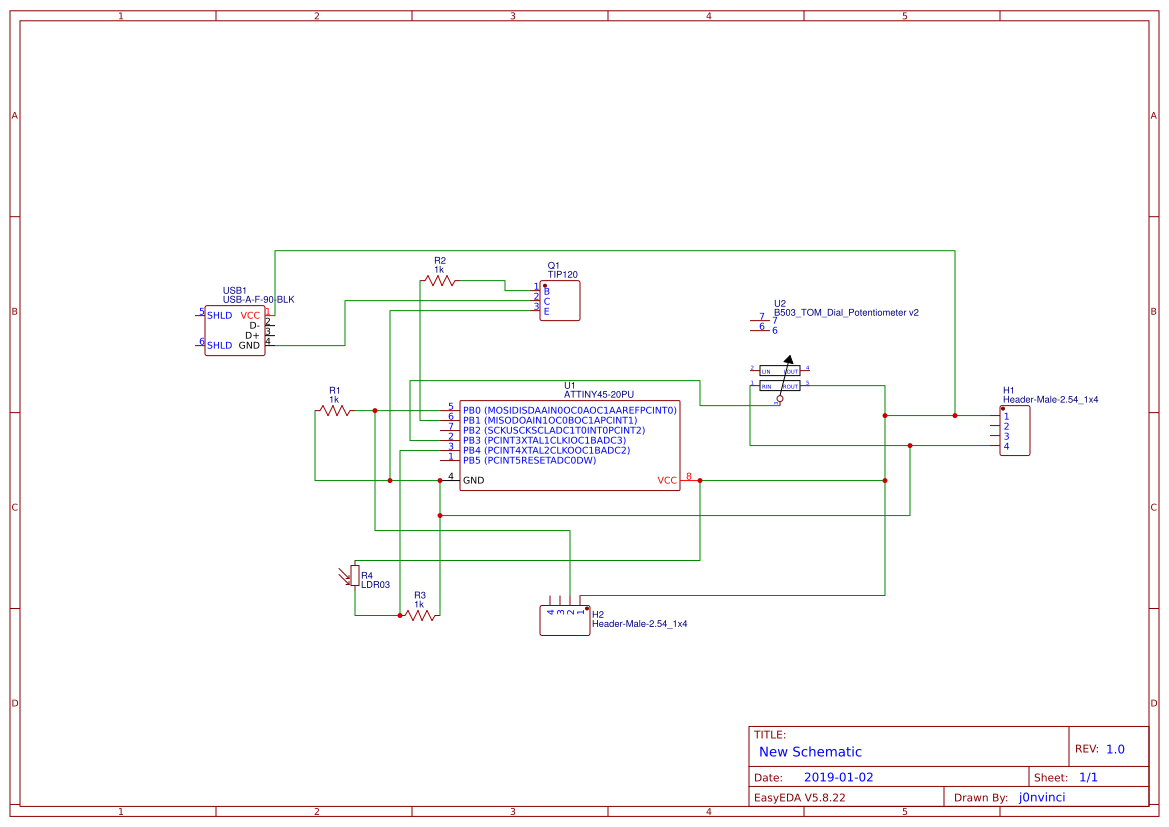 USB PWM - EasyEDA open source hardware lab