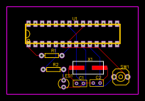 LED AND BUTTON - OSHWLab