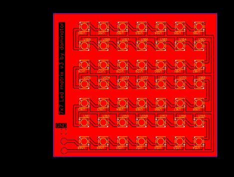 PCB_Led 7x7 matrix rgb_3 - EasyEDA open source hardware lab