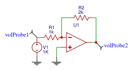 Amplificateur inverseur - OSHWLab