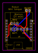 Robot mini tanque - OSHWLab