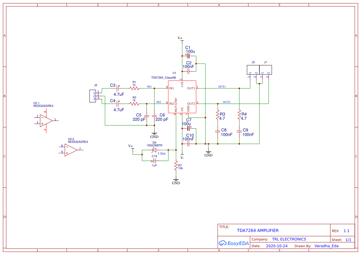 TDA7264_Amp - OSHWLab