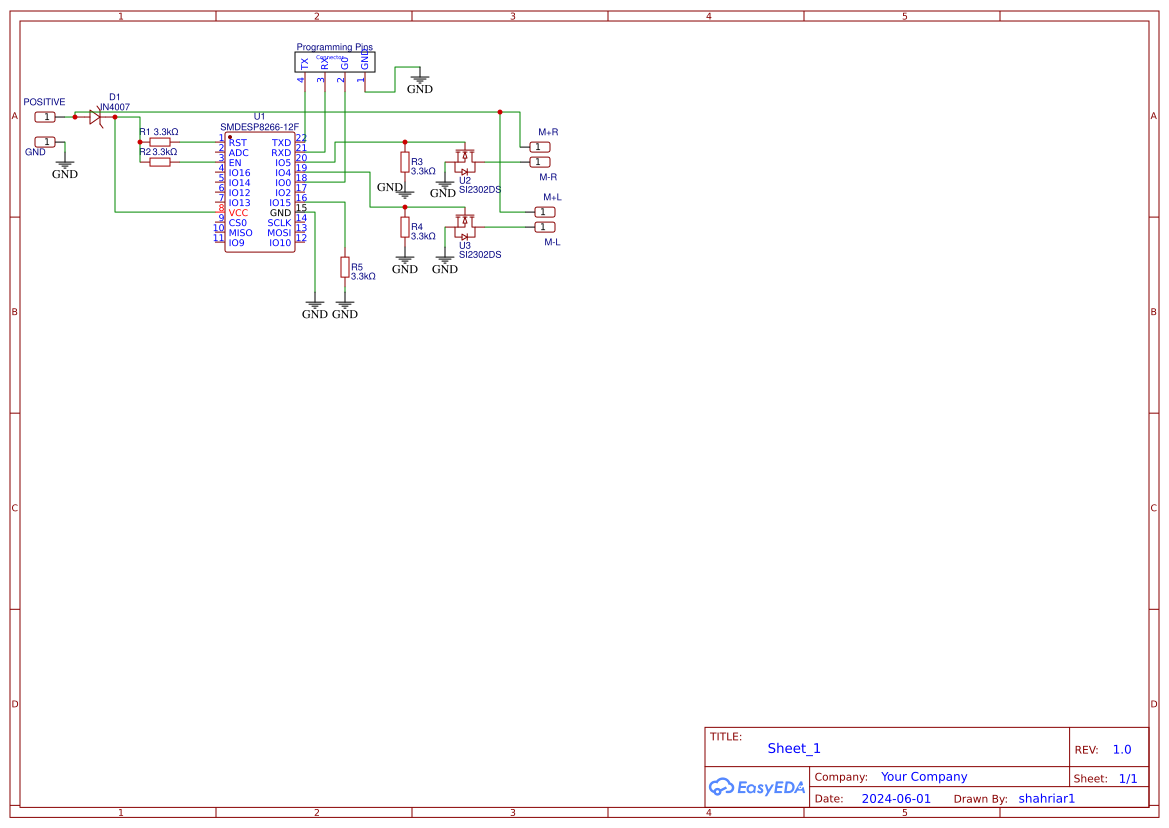 ESP8266 ESP12 Project - EasyEDA open source hardware lab