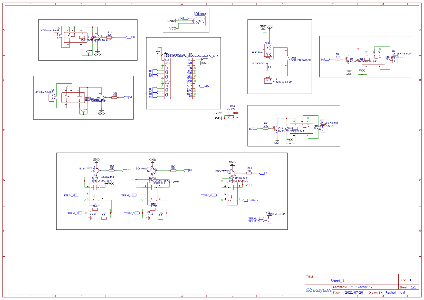 Home automation copy - EasyEDA open source hardware lab