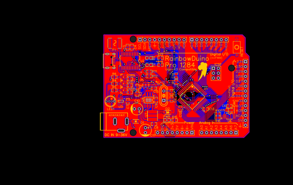 RainbowDuino Pro V4 - EasyEDA open source hardware lab