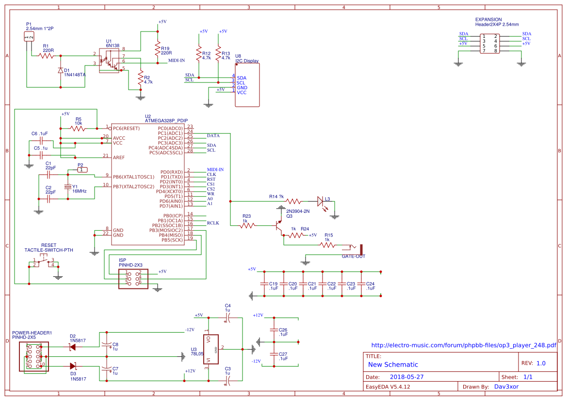 ymf262 synth - EasyEDA open source hardware lab