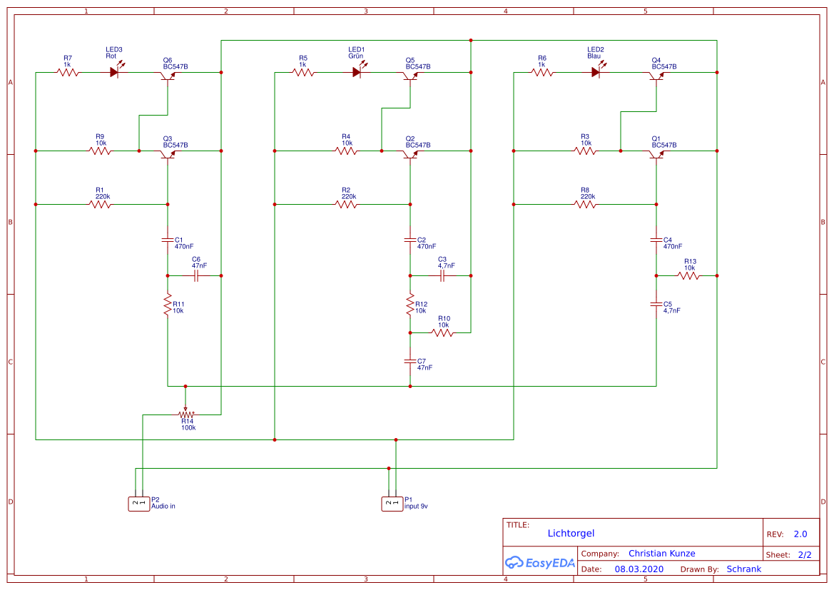 Lichtorgel - Platform for creating and sharing projects - OSHWLab