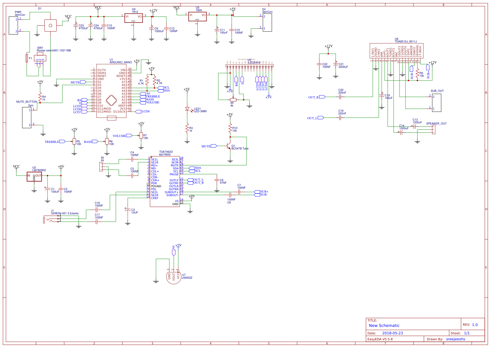 TDA7462D_audio_processing - EasyEDA open source hardware lab