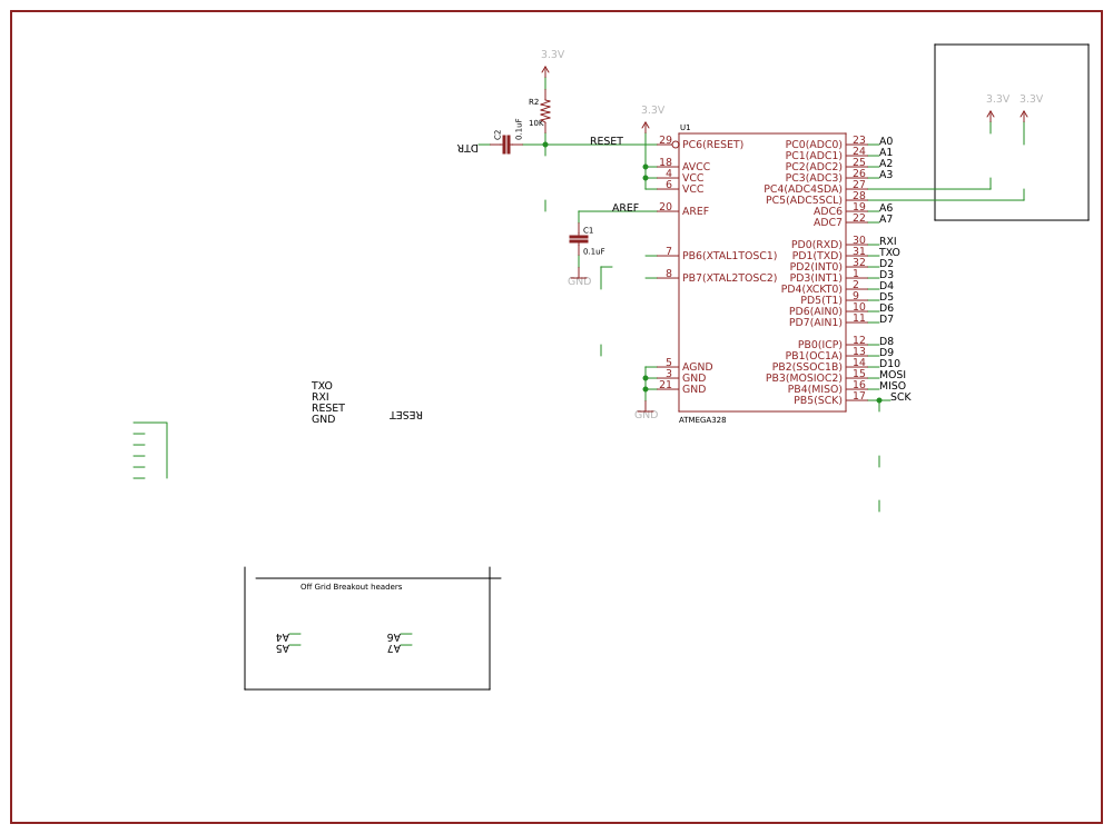 Arduino Pro Mini 328 5v 16mhz Open Hardware Copy Easyeda Open