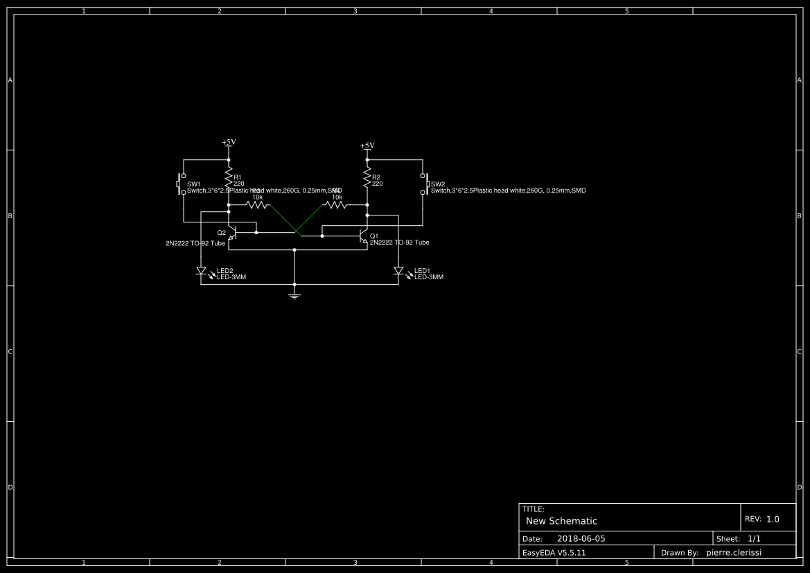 bascule RS - EasyEDA open source hardware lab