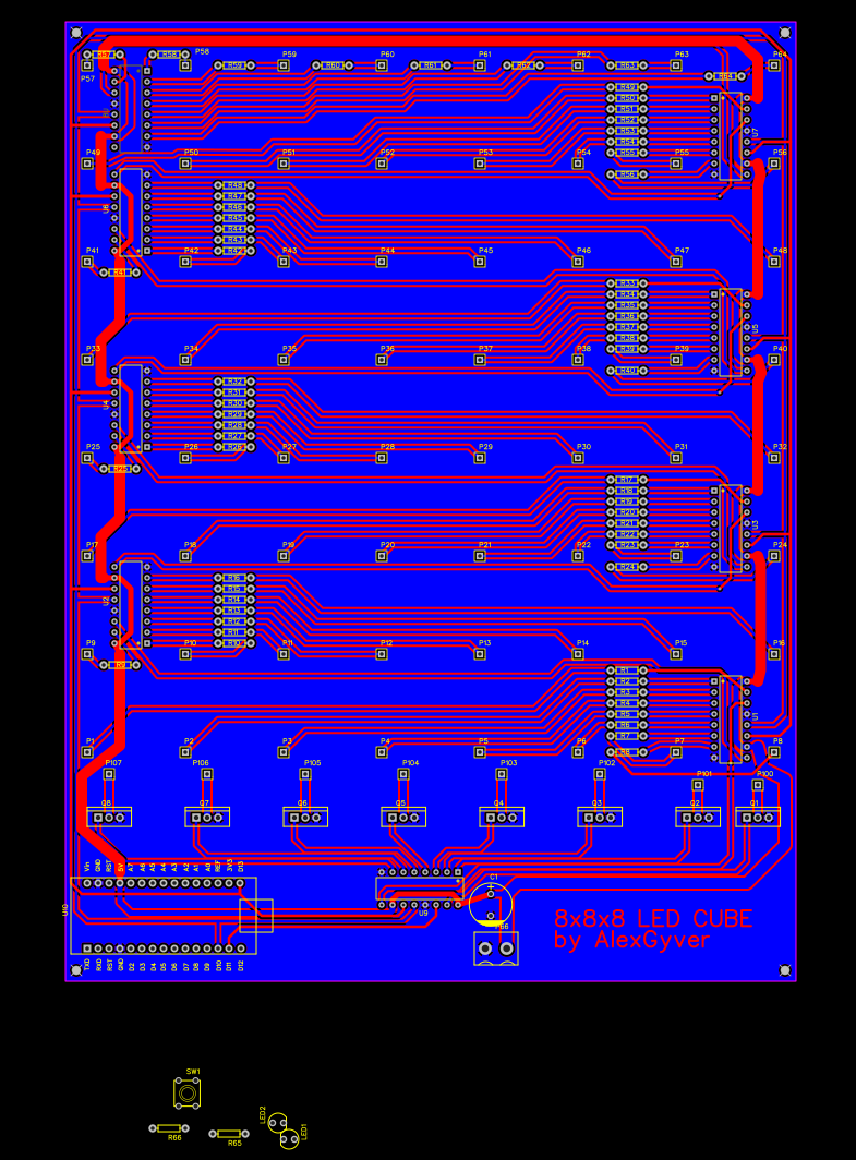 LED Cube copy - EasyEDA open source hardware lab