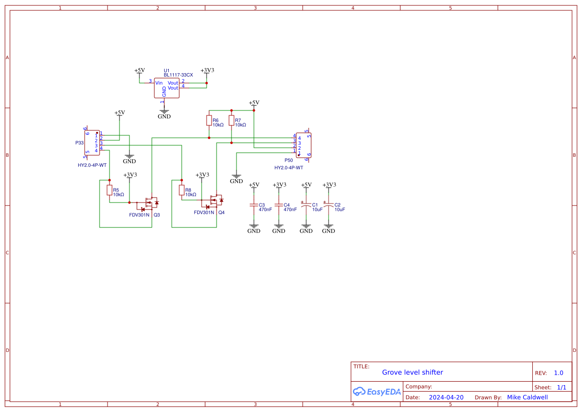 Grove level shifter - OSHWLab