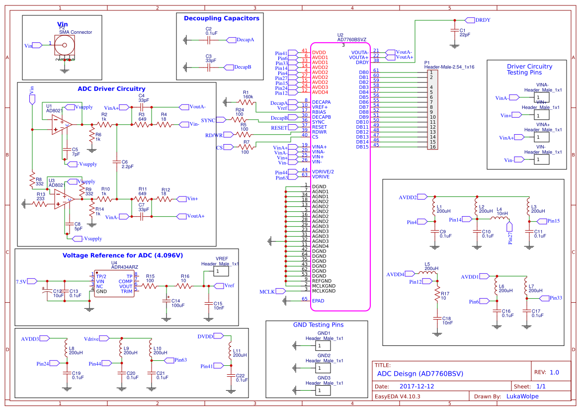Adc Version 1 Easyeda Open Source Hardware Lab