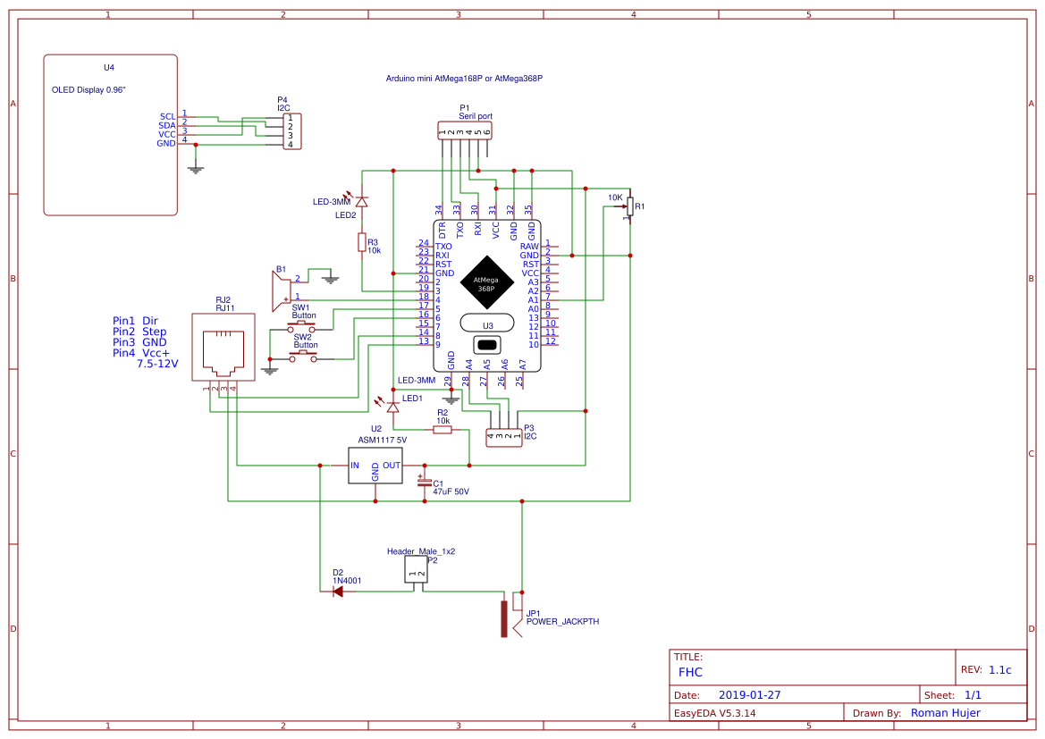 Fouser Handheld controller v1.2d - OSHWLab